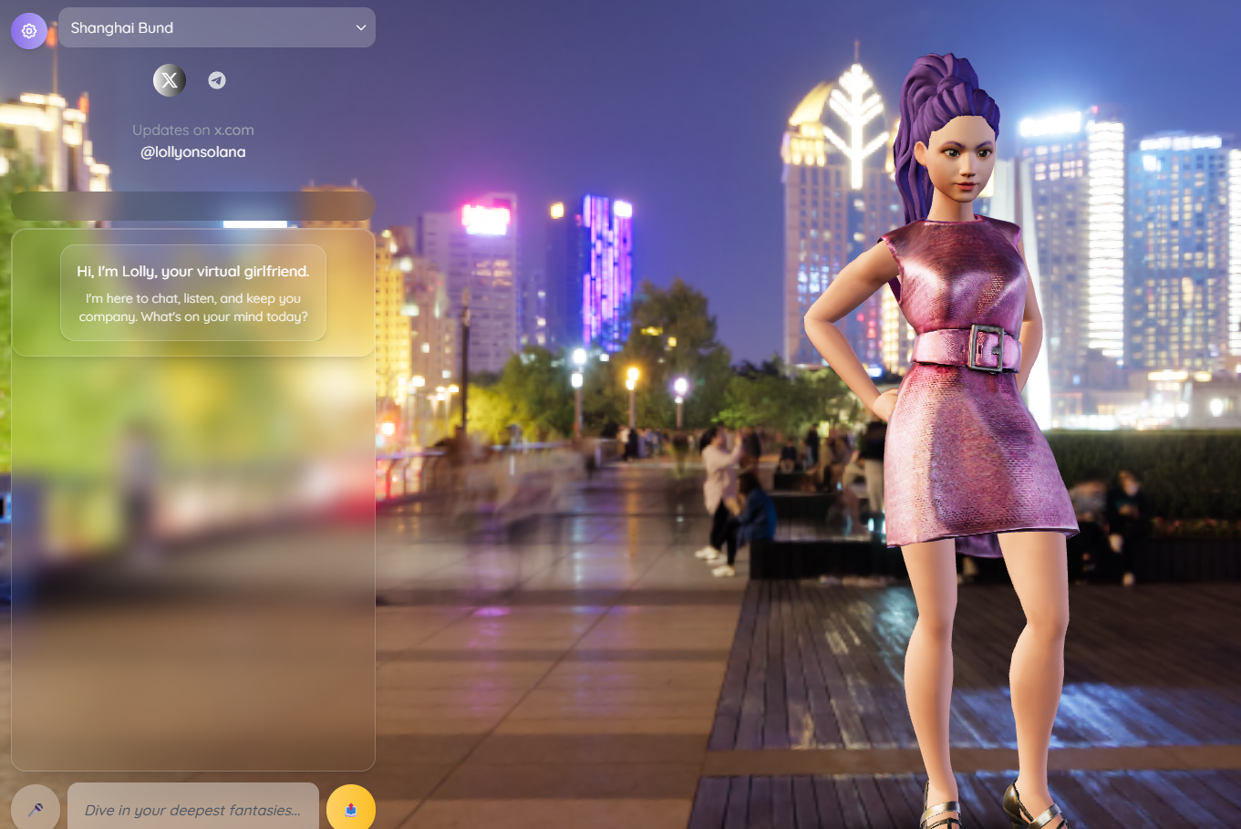 Lolly - First Animated 3D AI Girlfriend